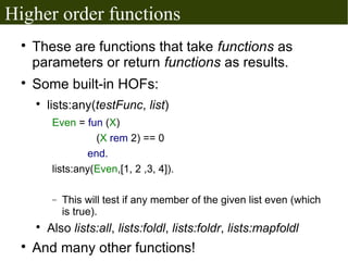 Erlang session2 | PPT