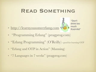 Erlang: TL;DR | PPT