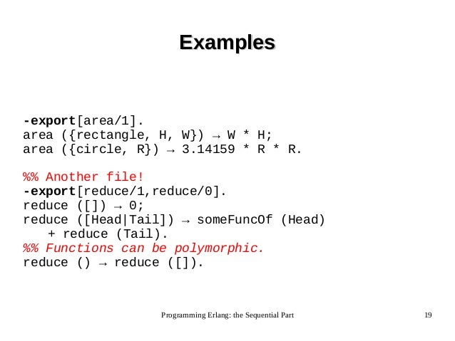 Introduction to Erlang Part 1