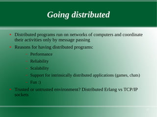 Introduction to Erlang Part 2 | PPT