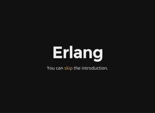 Erlang and Elixir | PPT