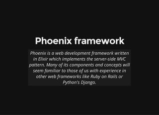 Erlang and Elixir | PPT
