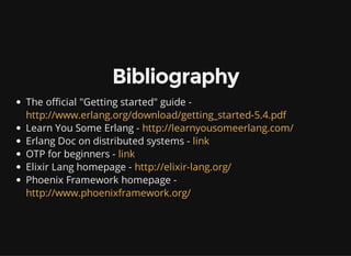 Erlang and Elixir | PPT