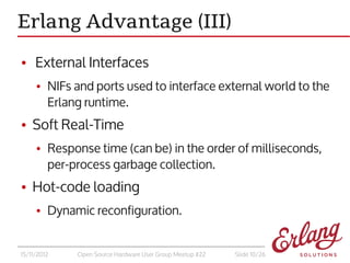 Erlang Embedded — Concurrent Blinkenlights and More! | PPT