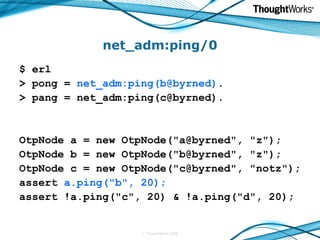 Integrating Erlang and Java | PPT