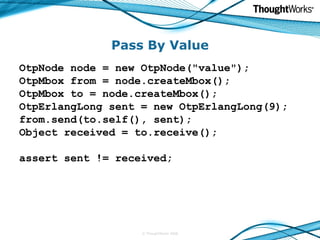 Integrating Erlang and Java | PPT