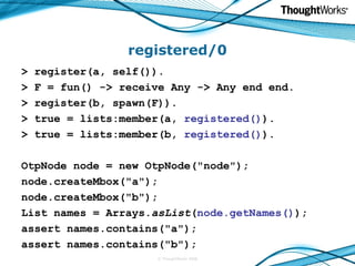 Integrating Erlang and Java | PPT