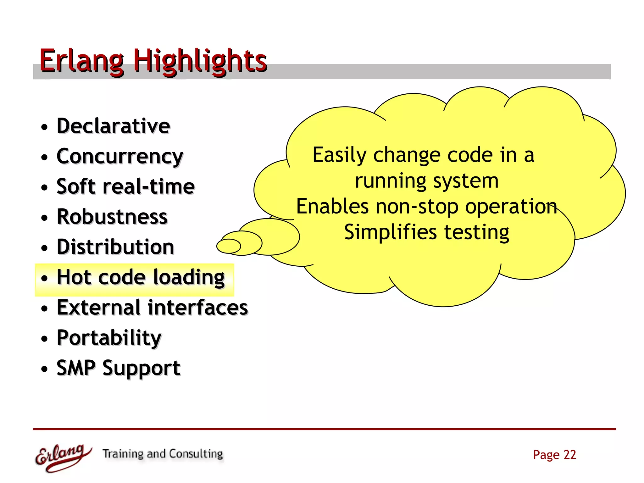 Erlang For Five Nines | PPT