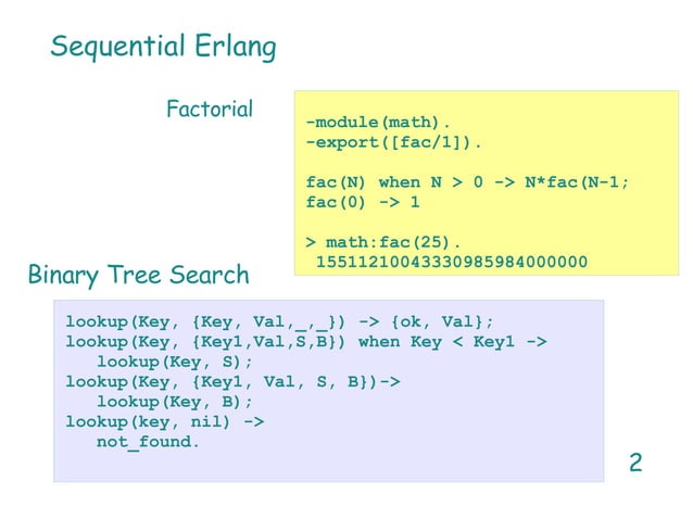 Erlang in 11 Minutes | PPT