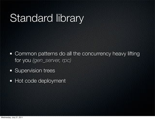 Erlang: Bult for concurrent, distributed systems | PDF | Programming Languages | Computing