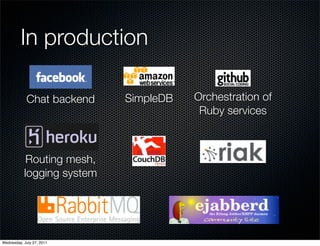 Erlang: Bult for concurrent, distributed systems | PDF | Programming Languages | Computing