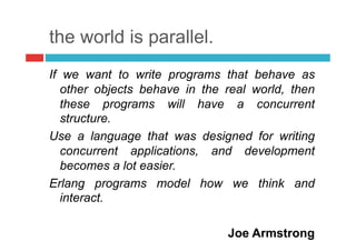 Erlang, an overview | PPT