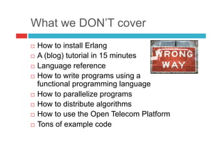 Erlang, an overview | PPT