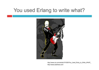 Erlang, an overview | PPT