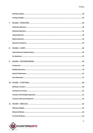Erlang tutorial | PDF