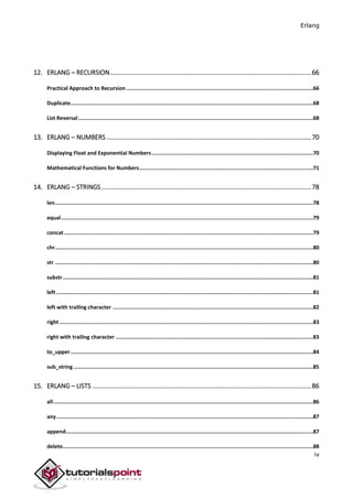 Erlang tutorial | PDF