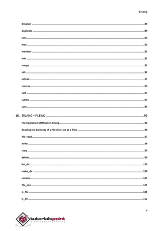 Erlang tutorial | PDF