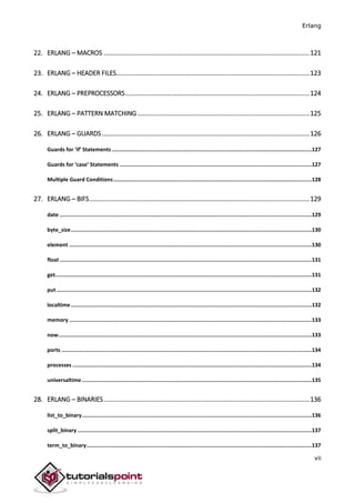 Erlang tutorial | PDF