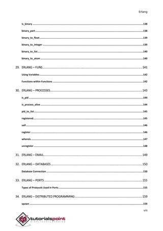Erlang tutorial | PDF