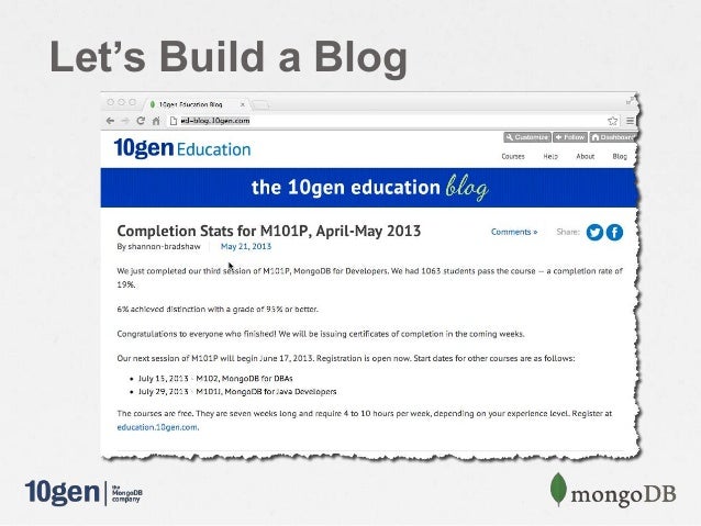 Building Your First Application With Mongodb