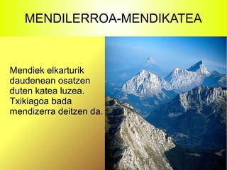 Erliebea eta hidrografia | ODP