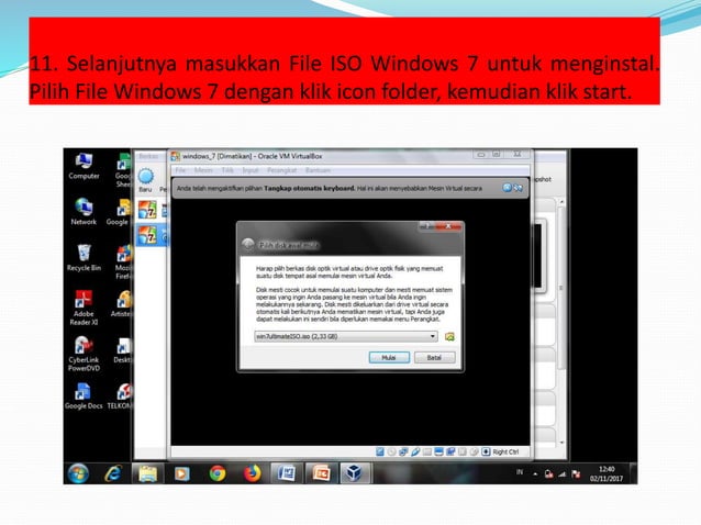Langkah-langkah menginstal windows 7 | PPT