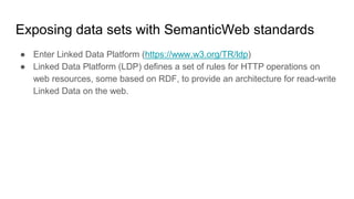 Building Linked Data Platform with AWS | PPTX | Cloud Computing | Internet