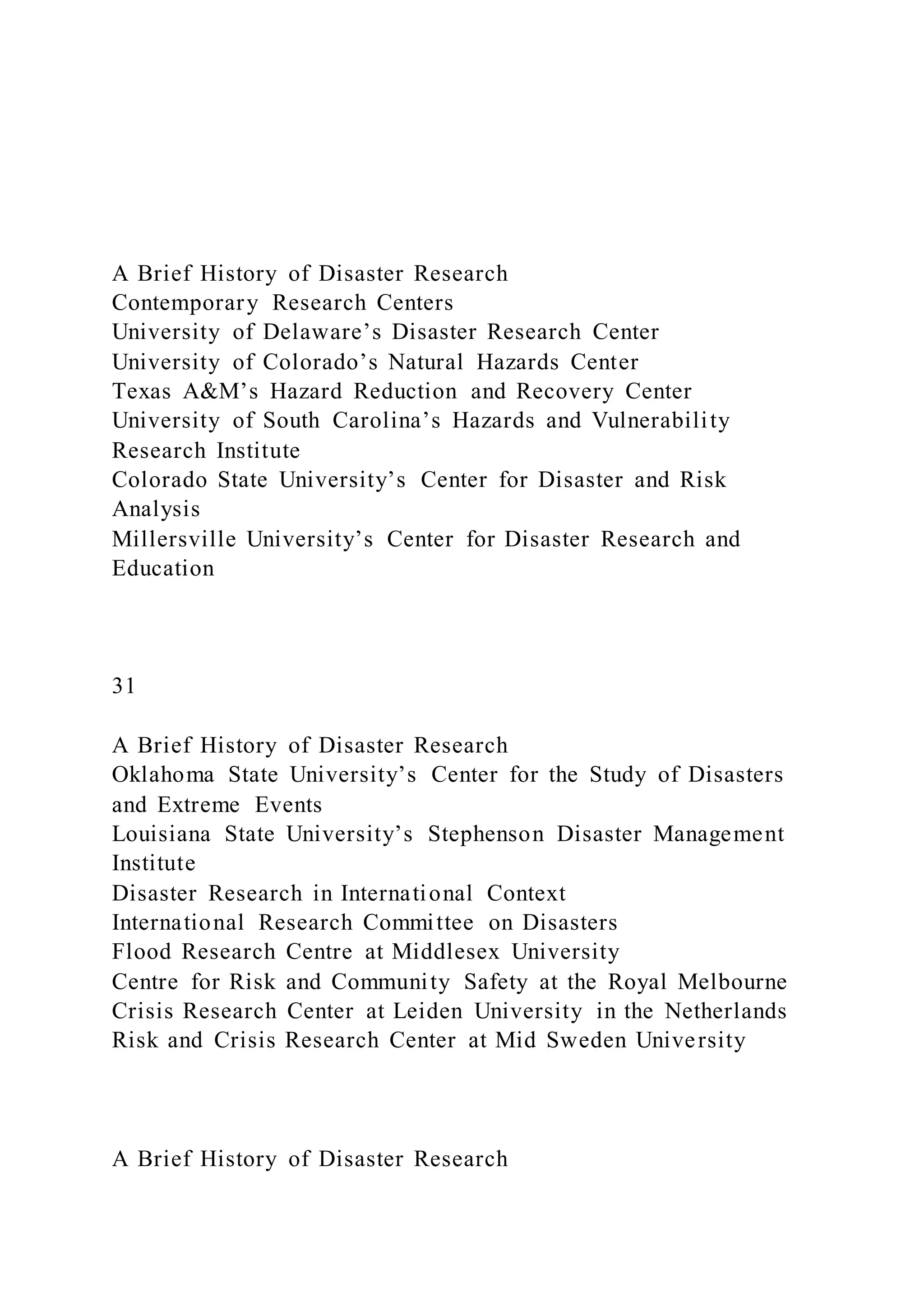 ERM 1200 Introduction to Emergency ManagementModule 1 Chapter | PDF