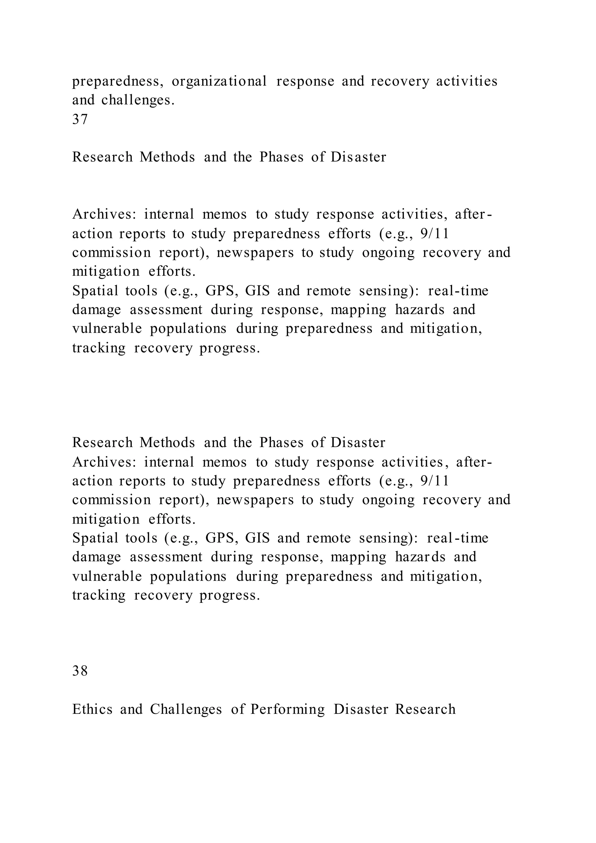 ERM 1200 Introduction to Emergency ManagementModule 1 Chapter | PDF