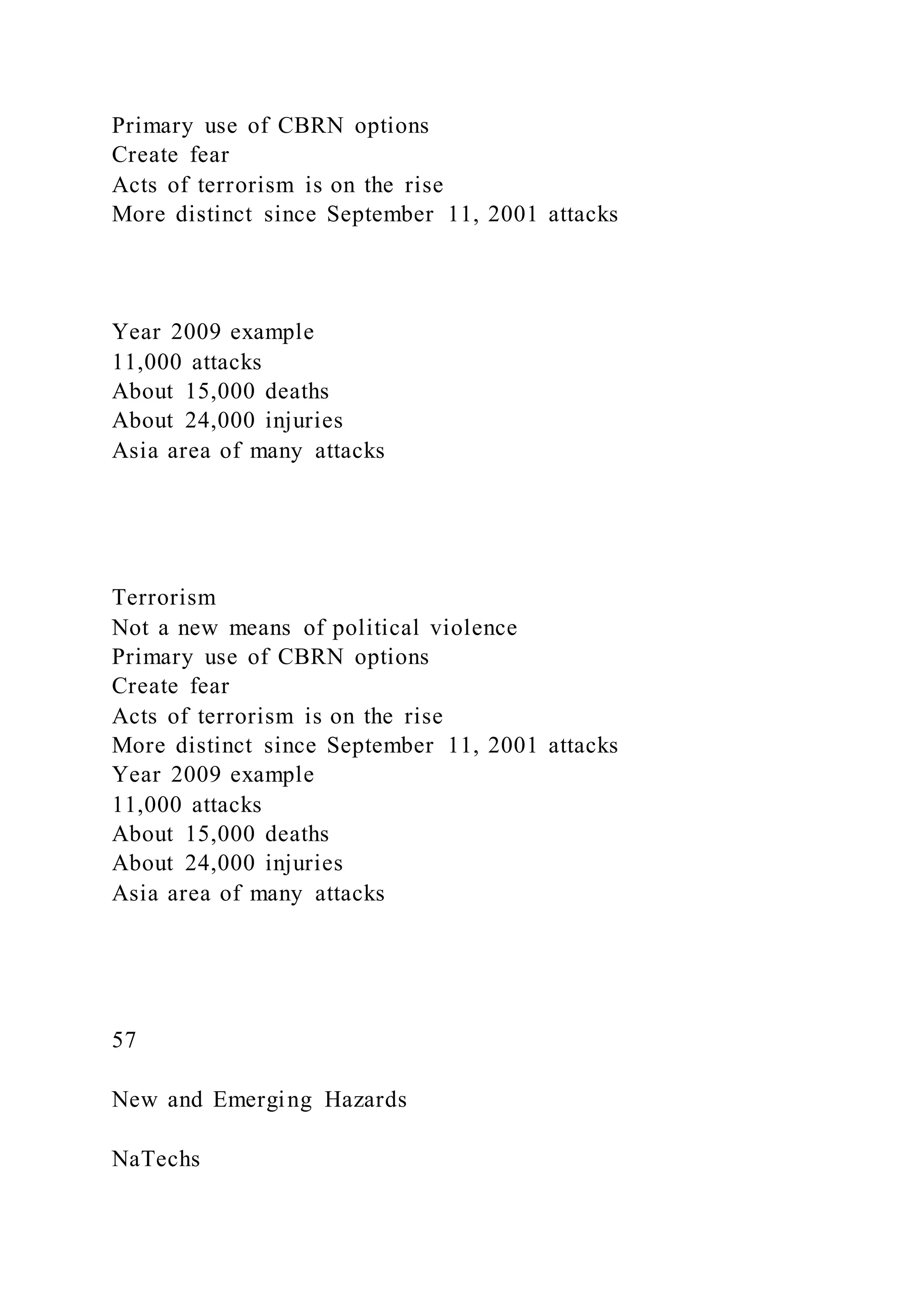 ERM 1200 Introduction to Emergency ManagementModule 1 Chapter | PDF