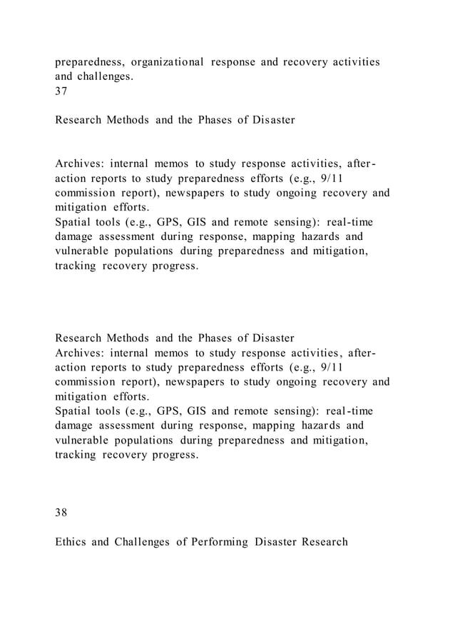 ERM 1200 Introduction to Emergency ManagementModule 1 Chapter | PDF