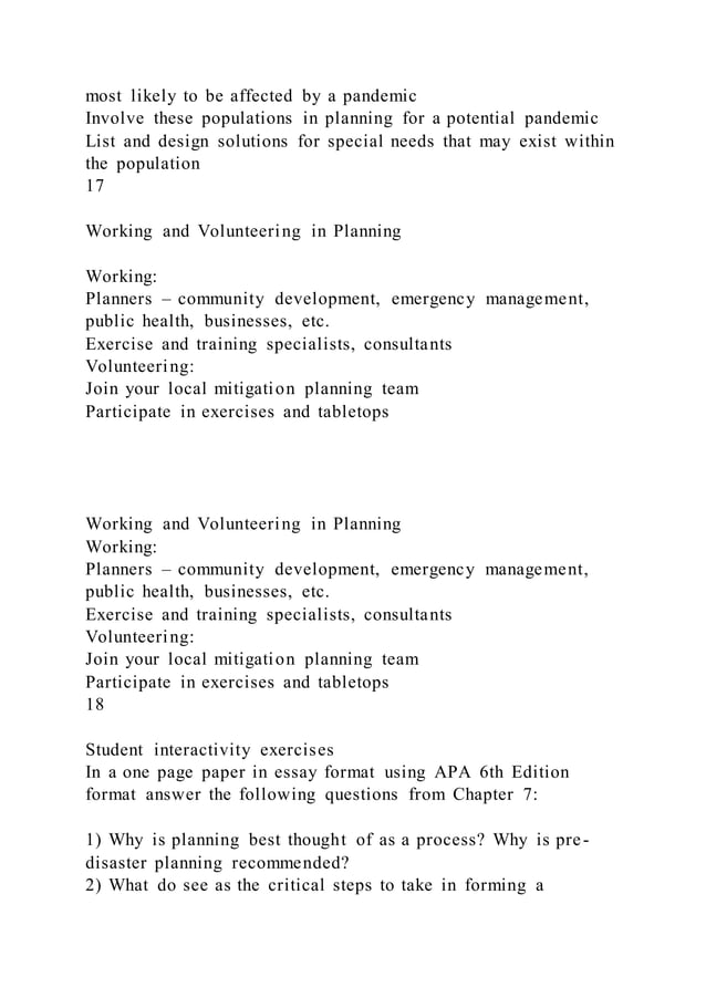 ERM 1200 Introduction to Emergency ManagementModule 2 Chapter | PDF