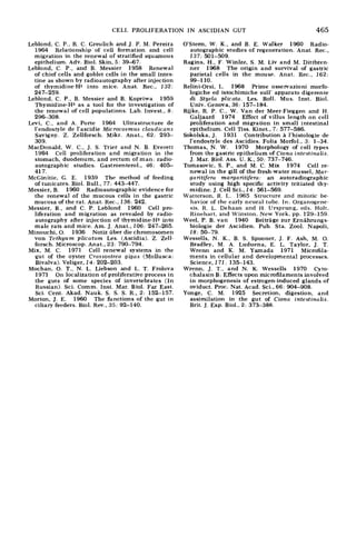 Ermak styela clava cell proliferation j exp zool 1975 | PDF