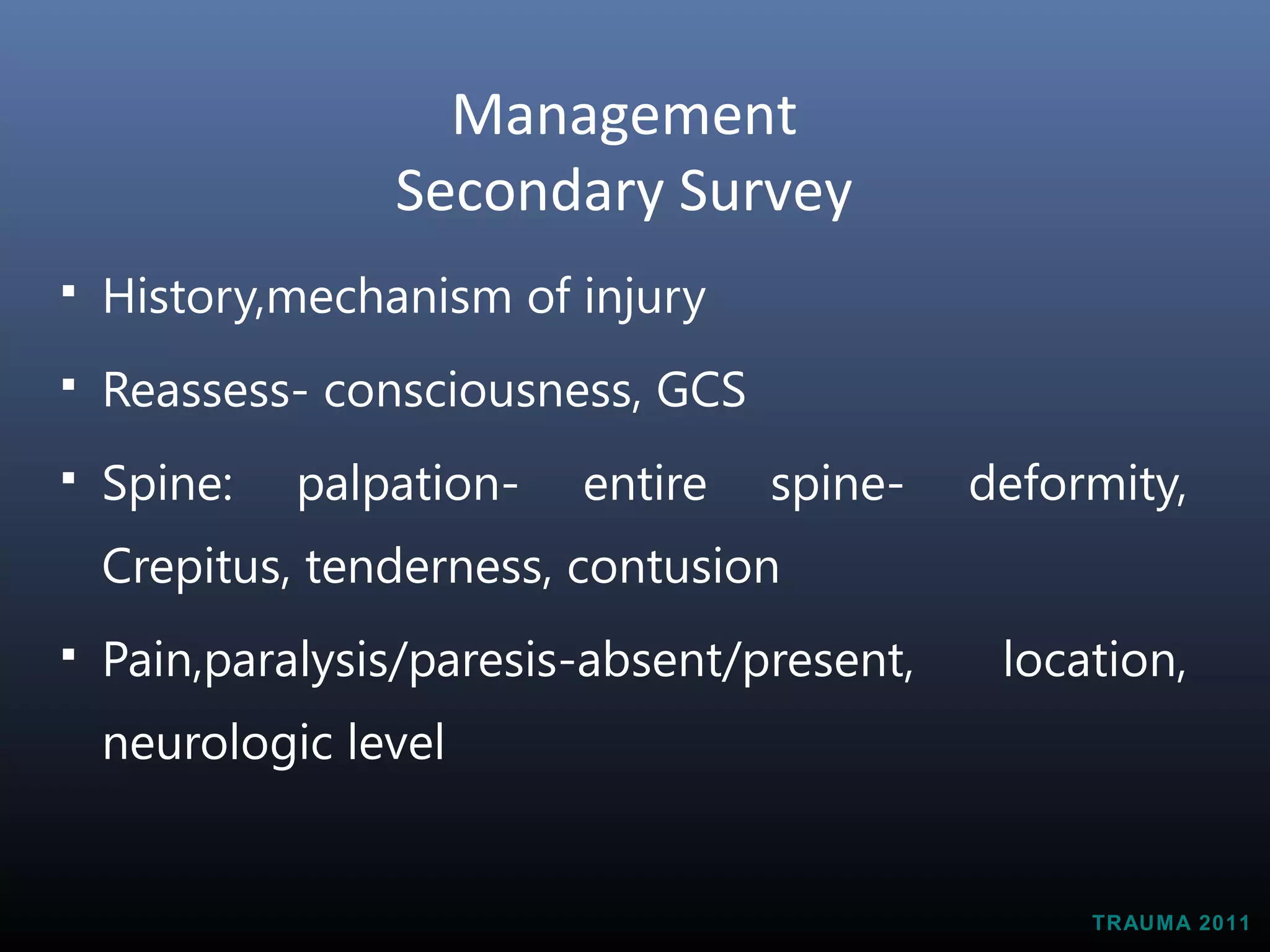 Er management of neurotrauma | PPT