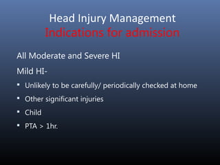 Er management of neurotrauma | PPT