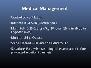 Er management of neurotrauma | PPT
