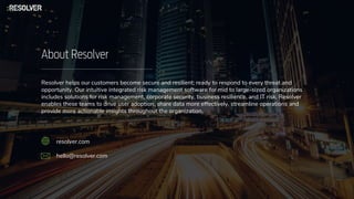 ERM Benchmarking Survey Results | PPT