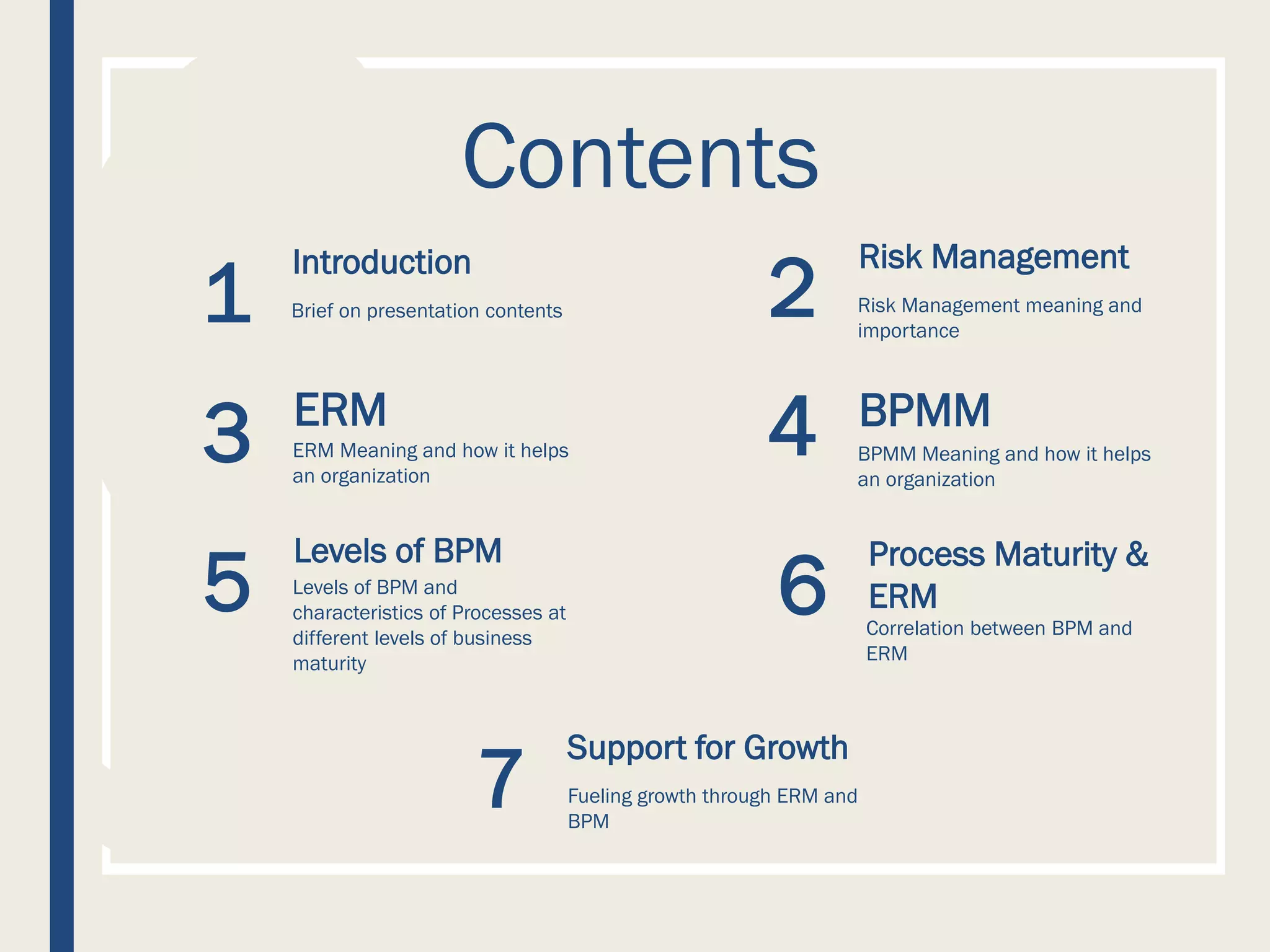 Basics Of ERM and BPMM | PPT