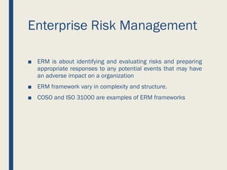 Basics Of ERM and BPMM | PPT