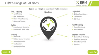 ERM Advanced Telematics - Company Presentation 2018 | PPTX