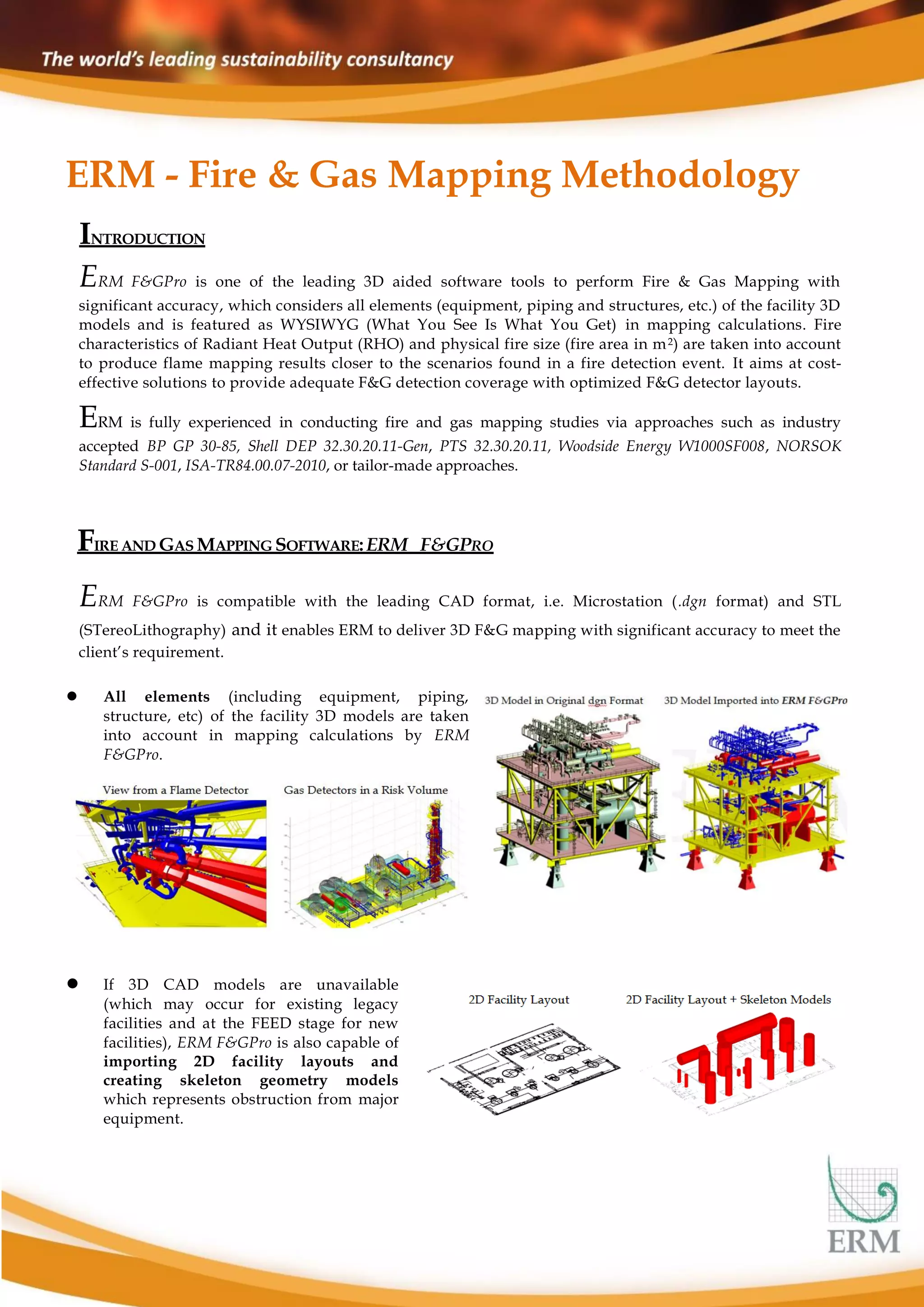 Fire and Gas Mapping - Generic Methodology | PDF