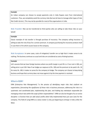 Enterprise Risk in India | PDF