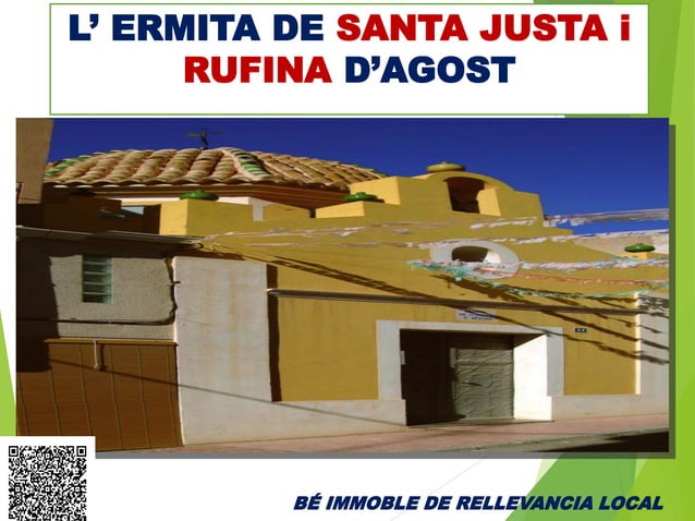 ERMITA SANTA JUSTA i RUFINA D'AGOST | PPT