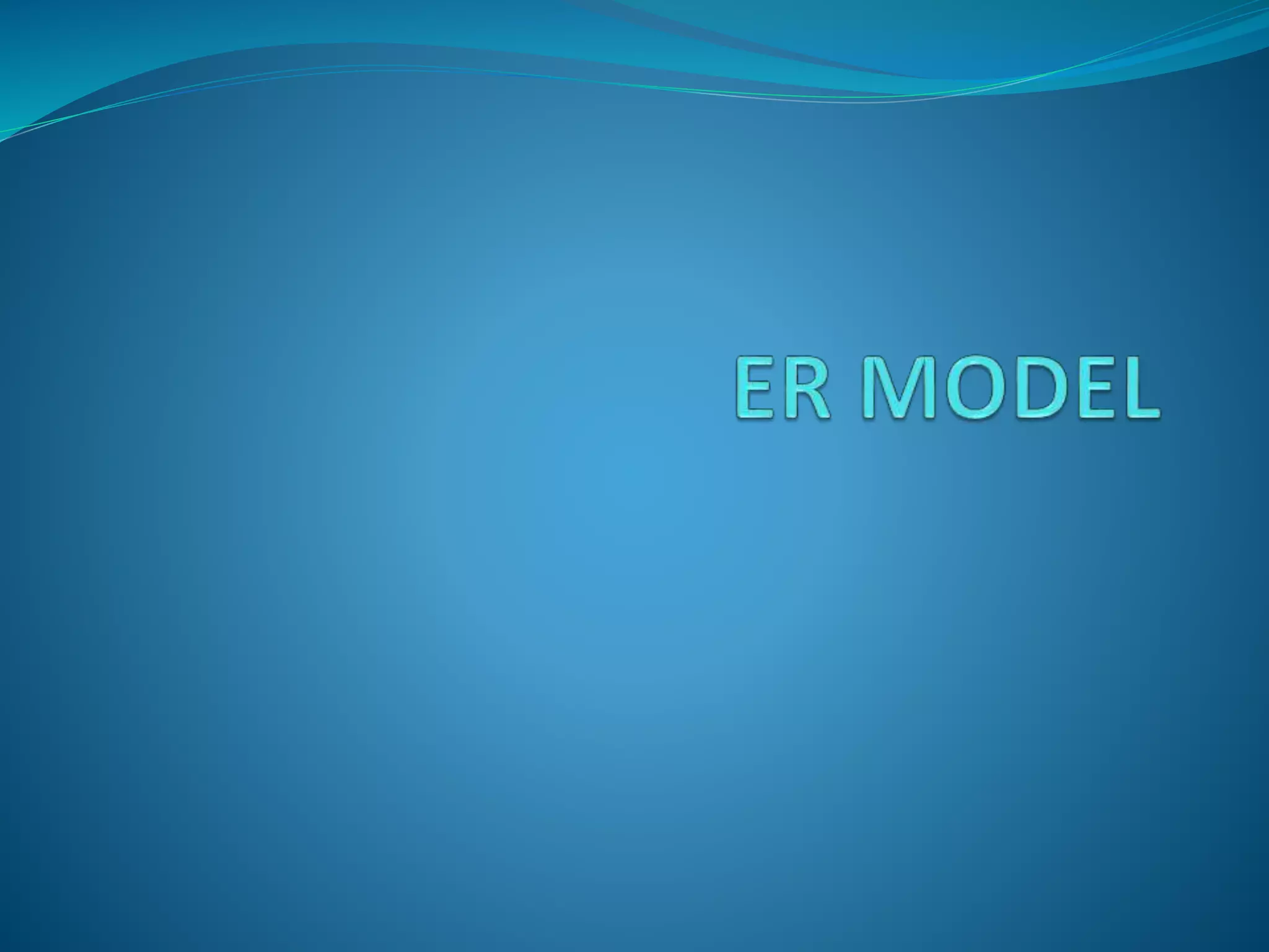 Er Model Pptx Databases Computer Software And Applications