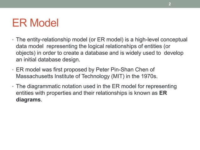Er model | PPT