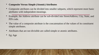 ER diagram is created based on three principal components: entities ...