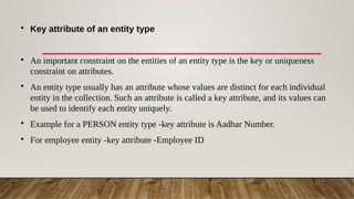 ER diagram is created based on three principal components: entities ...