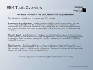 Erm Presentation Bsw Approach & Methodology | PPT