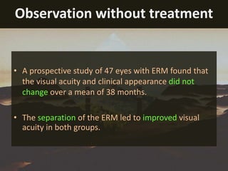 Epiretinal membrane and vitreomacula traction in updates by Panit ...