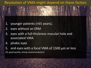 Epiretinal membrane and vitreomacula traction in updates by Panit ...